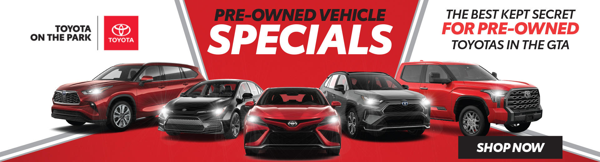 New & Used Toyota and Service Centre in Toronto s: v: | Toyota On The Park