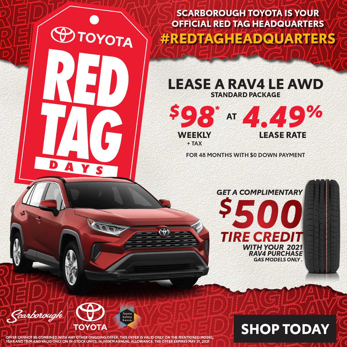 Red Tag Days | Scarborough Toyota