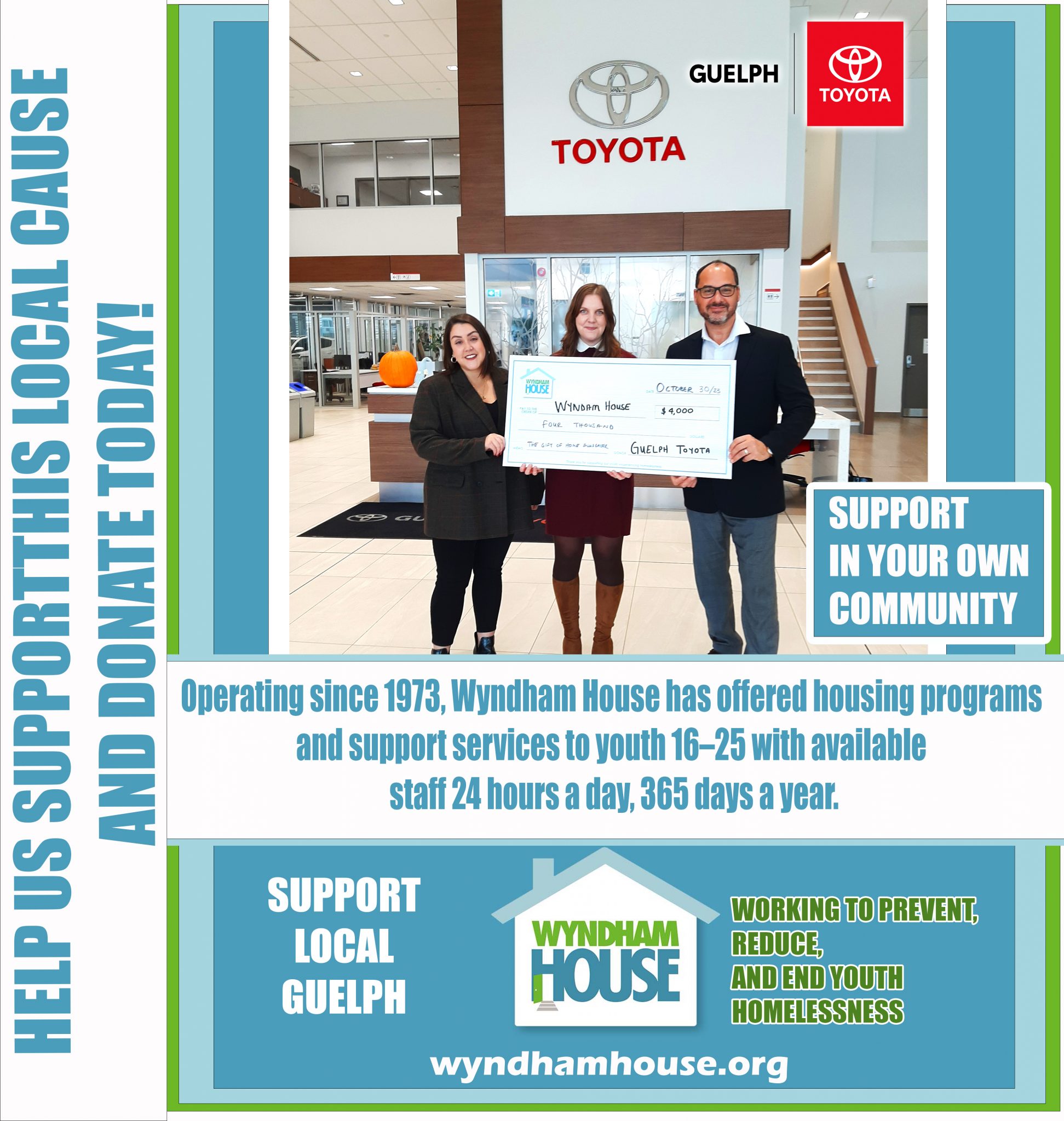 Charity Initiatives |Giving Back to Our Community - Guelph Toyota