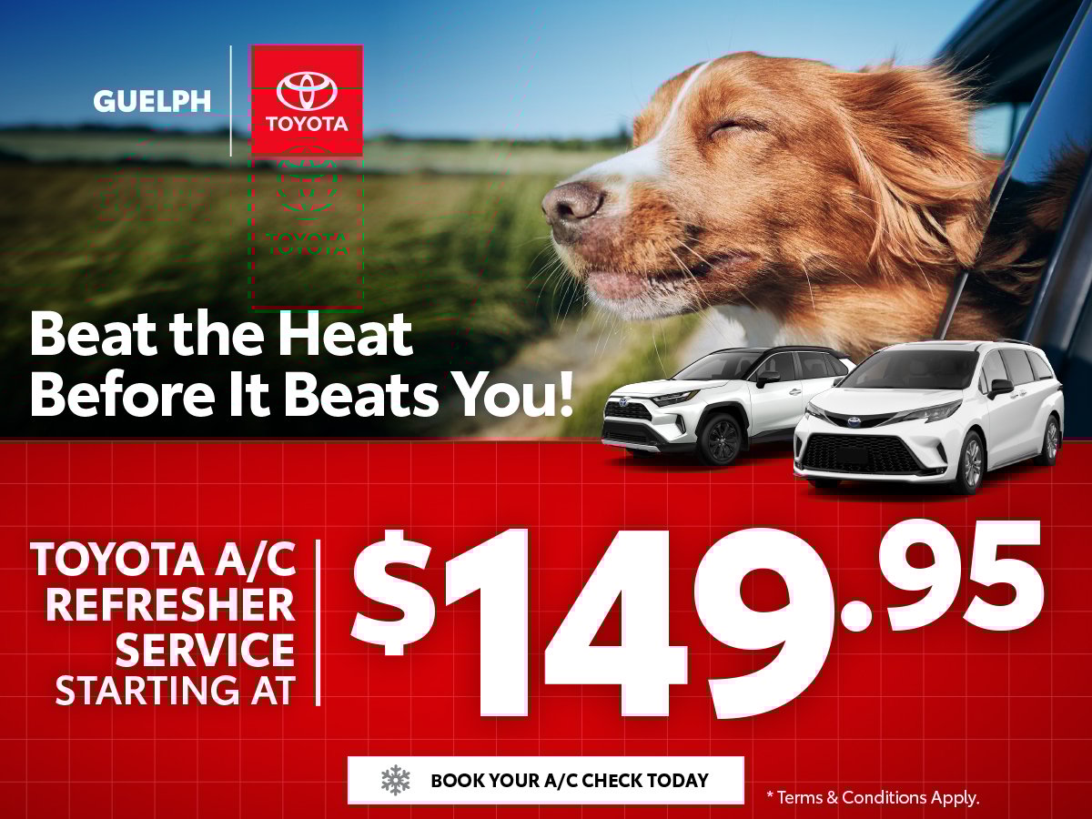 Toyota A/C Refresher Service in Guelph | Guelph Toyota